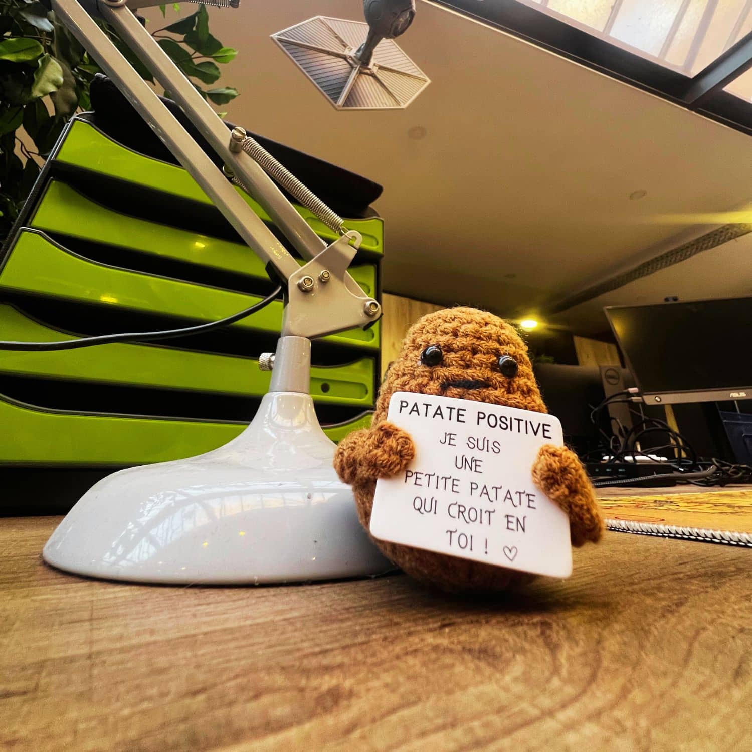 PATATE POSITIVE | 2+1 GRATUIT | Cadeau Ideal & Idee Drole Motivation ...